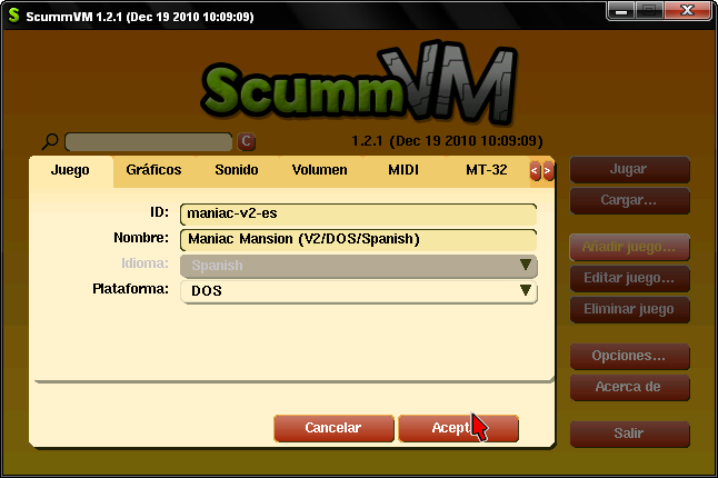 Tutorial ScummVM - Tutorial - GR-lida